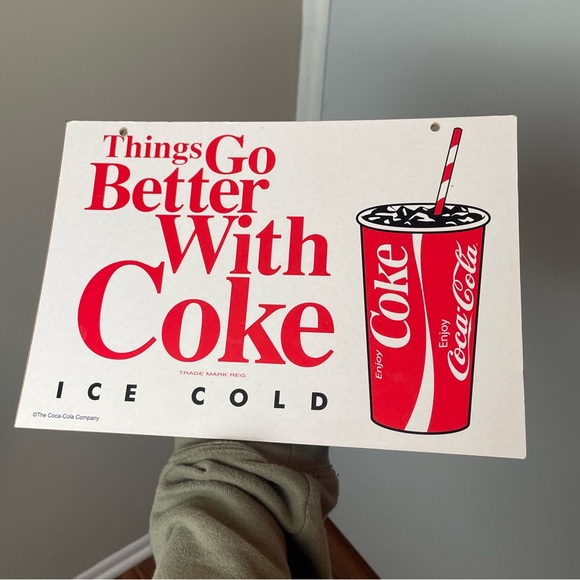 Coca Cola | Wall Decor | Vintage Coke Sign | Poshmark